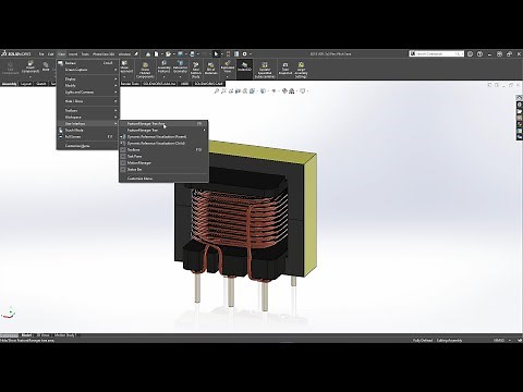 SOLIDWORKS Assembly [Fixing missing FeatureManager Design Tree]