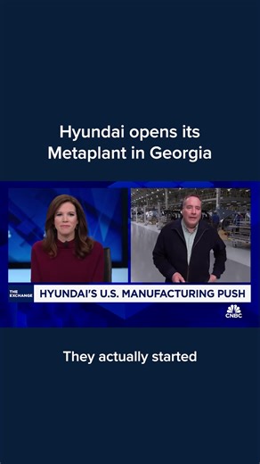 351K views · 2.9K reactions | CNBC’s Phil LeBeau reports on the grand opening of Hyundai’s Metaplant in Bryan County, Georgia, amid its U.S. manufacturing push. Watch more: cnb.cx/42gohrU | CNBC | Facebook
