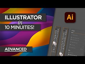 Learn Adobe illustrator in Just 10 Minutes (Advanced) | Adobe Illustrator Tutorial