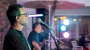 **Tonight** (Wed) & **Tomorrow** (Thur)!!! We're back in Cafe la Ola following some fabulous gigs previously. **Over 75% of Tonight's set will be different to Tomorrow's**, hopefully giving those of you booking both gigs value for money. It's absolutely fantastic to see the island buzzing again, especially at our gigs. We'd all like to thank the management for making both nights a **permanent fixture**. Just as it was last week the gigs are open to the public but booking a meal will guarantee yo