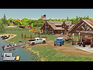 DREAM VACATION RESORT (HUGE INHERITANCE) BUILT FROM SCRATCH (ROLEPLAY) FARMING SIMULATOR 19