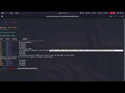 NekoScan - TCP port scanner Tool