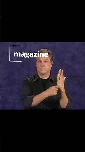 Recognize? Sign "Magazine" in ASL! Retain Words with This Secret Trick!