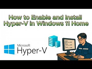 How to Enable and Install Hyper V in Windows 11 Home #hyperv #VM #windows11home