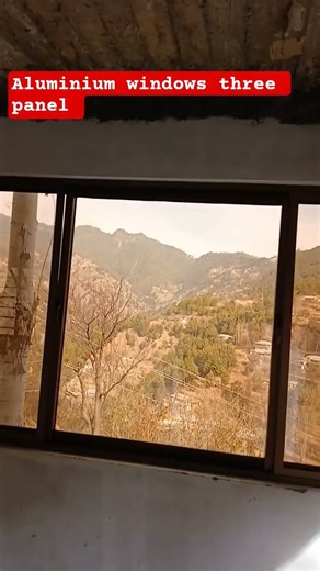 aluminium windows sliding three panel h23 code color #aluminum #brightaluminium