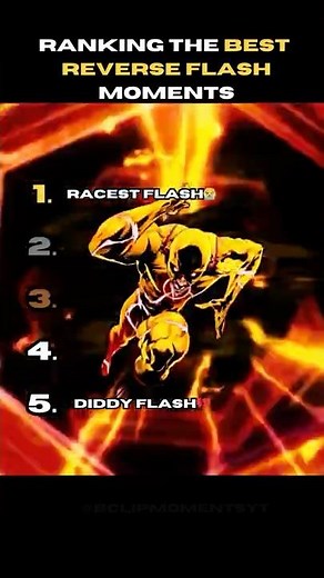 Ranking the best Reverse Flash Moments⚡🔥