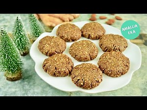 Ginger Molasses Almond Cookies | Christmas Baking Idea