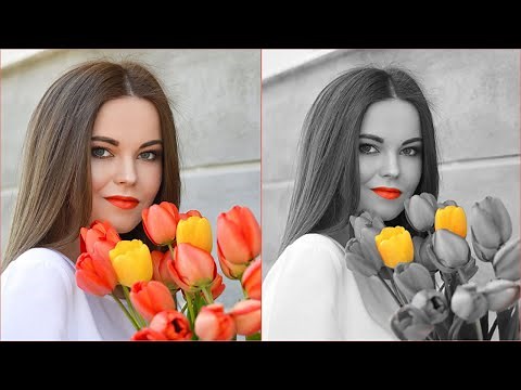 Photoshop Tutorial #03: How To Isolate Color While Convert Photos to Black and White in Photoshop