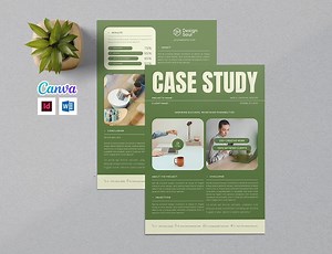 Case Study Template: Business Report, Corporate Brief (canva, Word, Indesign) Digital Download - Etsy