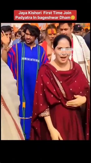 “Bageshwar Dham Sarkar 🕉️ Padyatra 2025 LIVE | #JayaKishori 💖 Special Message | Registration