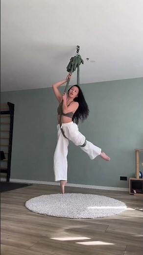 A Fun Hip Key Splits Flow on Aerial Sling/ Hammock