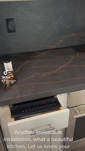 2.8K views · 33 reactions | New install #invisacook #countertops #induction #kitschen #fyp #dising #viral #moderno #mykitchen #mydesign #iwantthat #me | InvisaCook | Facebook