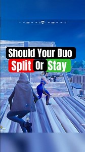 When should You Split with Your Duo? 🧠 #fortnitetips