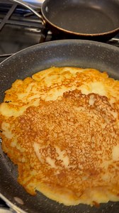 Gamja-jeon is one of my favorite banchans that my mom used to make all the time. Easy to make and kids will love it. | POV Husband