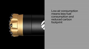 Sandvik DTH hammers blend high power and speed with minimal fuel consumption, while DTH bits combine strength, hardness and resilience to handle challenging drilling applications. Learn more: https://go.sandvik/1qR | Sandvik Mining