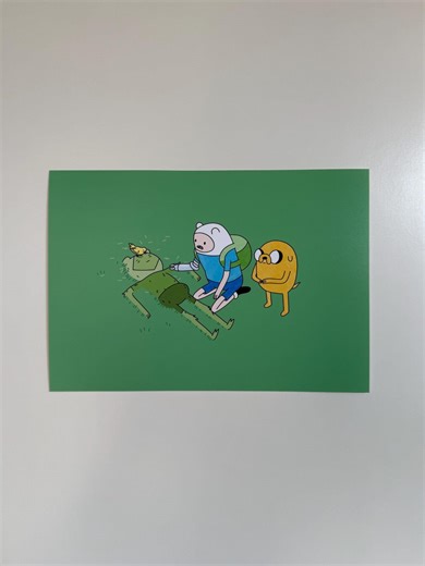 Adventure Time Fern Print, Illustration Wall Art | A5 A4 - Etsy