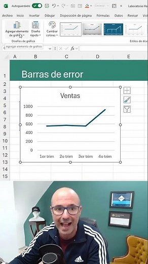 ✅ Como INSERTAR BARRAS DE ERROR EN UN GRÁFICO de #excel