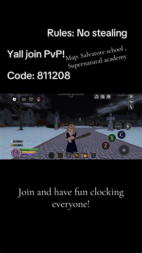 Join PvP on Salvatore School in TVL2!