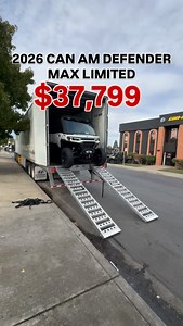 13K views · 1.1K reactions | 2026 Can Am Defender Max Limited . MSRP $37,799 STOCK #C000038 . -Touchscreen -JL Audio Speakers -Tinted Windows -Power Windows -30” Tires -Tip Out Windshield -Rear View Camera . All pricing is plus applicable sales tax, factory freight, dealer prep, documentation, and dmv. . . . | MotoExpo Concord | Facebook