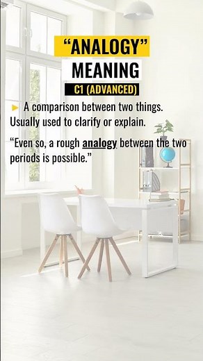 ANALOGY: Definition and Sentence example