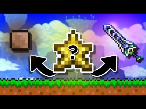 Terraria But Stars Drop RANDOM Items...