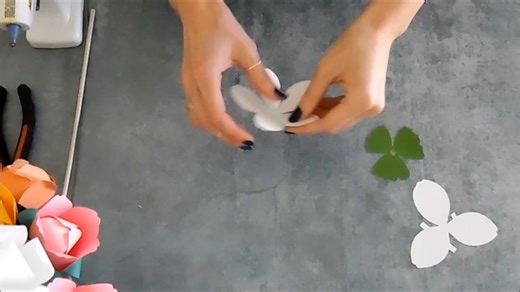 1.7K views · 29 reactions | Have you ever made a paper flower garland? If you’re looking for the perfect decor to embrace Spring, you'll love my paper tulips!  Find the tutorial and templates here: https://www.abbikirstencollections.com/spring-tulip-paper-flower-tutorial/ | Abbi Kirsten Collections | Facebook