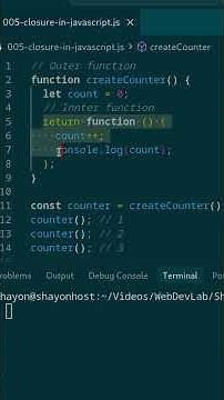 JavaScript closures explained in 60 seconds