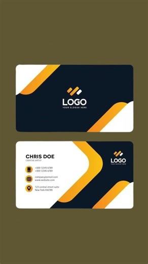 Modern Visiting Card Design That Gets You Hired 🔥 #graphicdesign #shorts #designtutorial