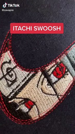 itachi swoosh/akatsuki crewnecks and hoodies, let us know if we should drop these? #anime#itachi#animeclothing#naturo#embroidery #akatsuki #sasuke