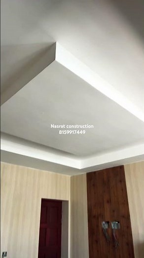 Gypsum false ceiling work