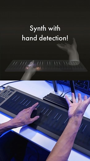 Andrew Huang on Instagram: "I got early access to new tech from @roli_create and it feels like an extension of my body - link in bio for the full video on my YouTube! #musicproduction #synths #roli #ad"