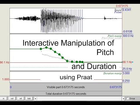 Praat 5 - Interactive pitch and duration manipulation