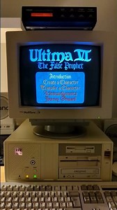Yamaha FB-01 playing Ultima VI #dosgames #retrogaming #1990s