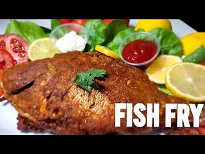 Fish Fry Recipe | Easy and Tasty Fried Fish | How To Make Full Fish Fry | Crispy Fish Fry