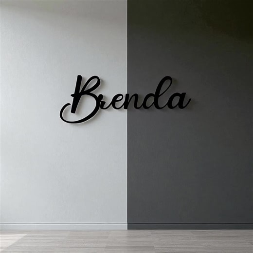 Custom Acrylic Name Sign – Nursery Decor, Mirror Finish - Etsy