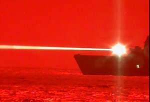 Amphibious Ship Takes Out Drone with Laser Weapon in Test