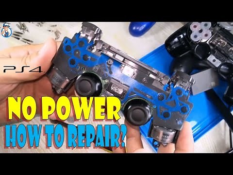 HOW TO FIX SONY PS4 DUALSHOCK CONTROLLER | CAN'T TURN ON, Replacing Conductive Film will Solved it !