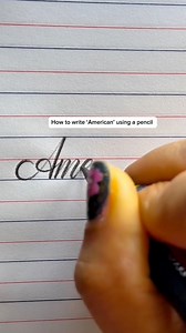 How To Write ‘American’ Using A Pencil🤔. . . . . . . . . . . . . . . . . . . . . . . . . . . . . . . . . . . . . . . . . . . . . . . . .. . . . . . . . . . . . . . . . . . . . . . . . . . . . . . . . . . . . . . . . . . . . . . . . . . . . . . . . . . . . . . . . . . . . . . . . . . . . . . . . . . . . . . . . . . . . . . . . . . . . . . . . . . . . . . . . . . . . . . . . . . . . . #calligraphy #lettering #handwriting #cursive #reels #fbreels #fypシ #viralreelsfb #shorts #viralvideoシ #trendingr
