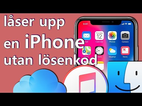 (SW) Hur låser man upp en iphone avaktiverad - fabriksåterställning iphone