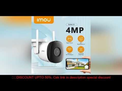 IMOU Outdoor Bullet 2C 4MP Wifi Camera Weatherproof AI Human Detection Outdoor Surveillance ip Camer