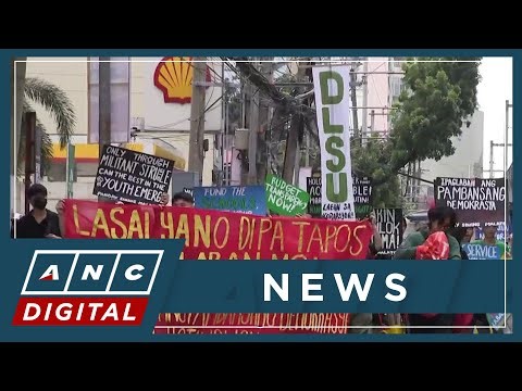 Students walk out, march to Mendiola in mass protest vs corruption | ANC