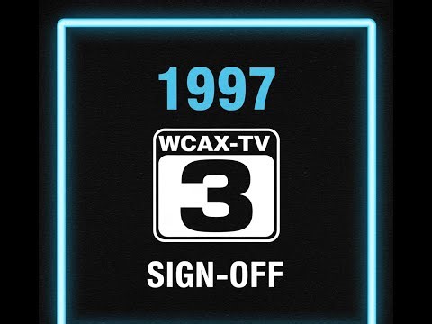 WCAX Channel 3 Burlington: Late Night Sign-Off (1997) | Vermont CBS