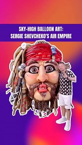 1K views · 23 reactions | Sky-High Wonders!  Sergie Shevchenko's "Air Empire" showcases incredible balloon artistry, transforming simple materials into breathtaking, larger-than-life sculptures. His talent brings a sense of wonder and playful creativity to the world. What kind of balloon creation would you be most amazed to see? #SergieShevchenko #BalloonArt #AirEmpire #BalloonSculpture #Art #Creative #Balloons #InstallationArt #WhimsicalArt #AmazingArt | Eyebiokin Kenny Peter | Facebook