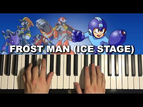 Mega Man 8 - Frost Man Ice Stage Theme (Piano Tutorial Lesson)