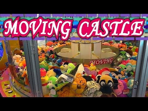Our first time playing a Moving Castle - Claw Machine Wins