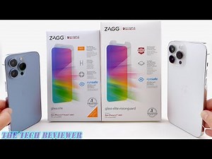 Zagg Glass XTR & Glass Elite VisionGuard for iPhone 13 Pro / Max: Comparison, Installation & Review!