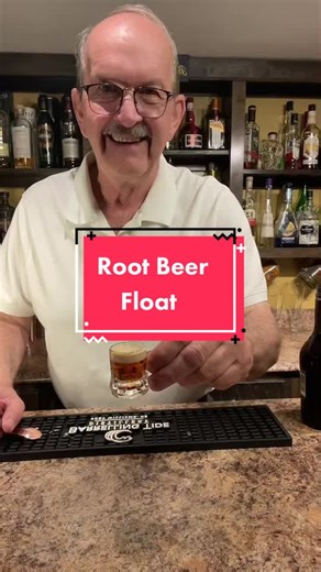 How to Make a Root Beer Float Layered Shot