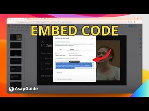 How to Get the Embed Code for a Google Slides File
