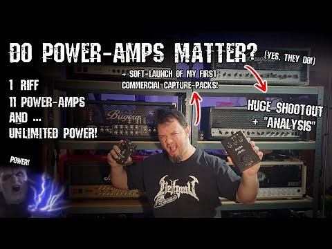 POWER! | 11 different Power-Amps compared | Shootout & Analysis (+ EVH5150III capture pack release!)