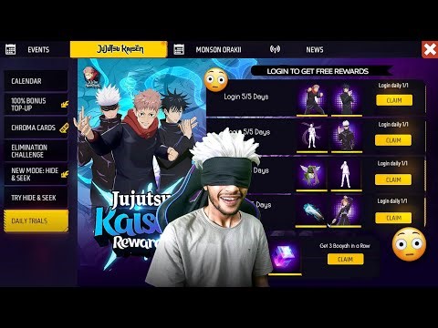 JUJUTSU KAISEN REWARDS ☠️ Free Fire Max